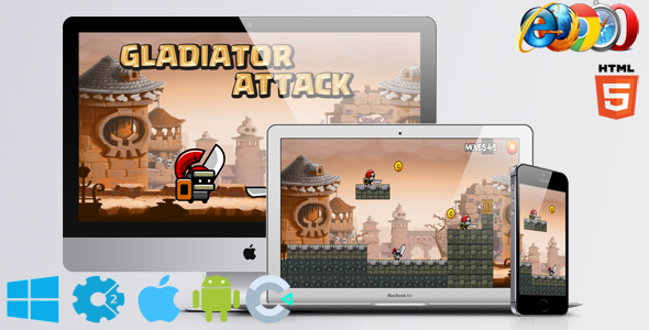 Gladiator Attack by bnagames | CodeCanyon